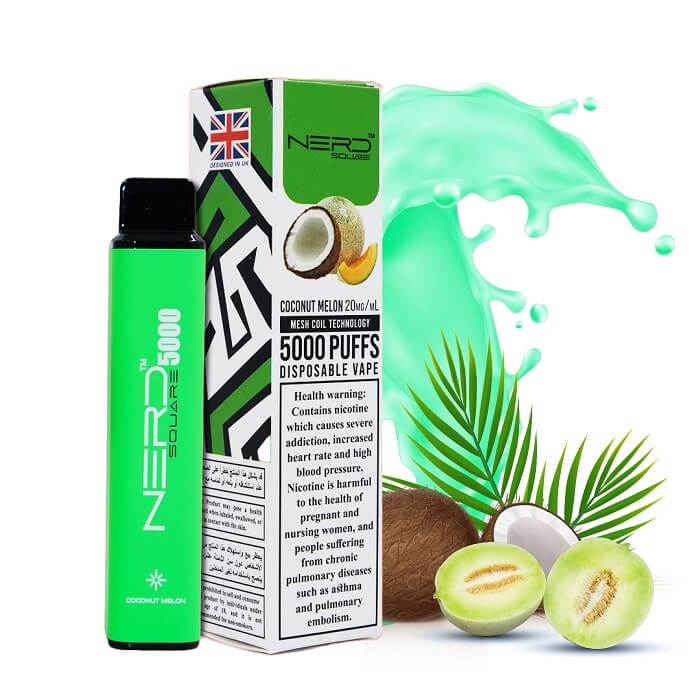 Coconut Melon 5000 by Nerd Square - Vape Monkey Dubai UAE's Best