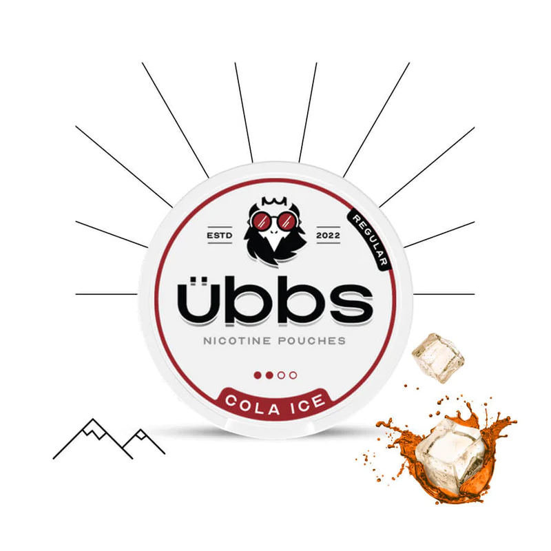 Ubbs Cola Ice Nicotine Pouches - Vape Monkey Dubai