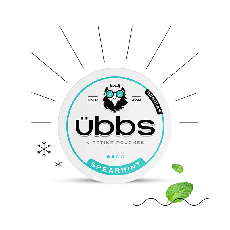 Ubbs Spearmint Nicotine Pouches - Vape Monkey Dubai