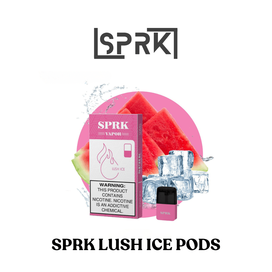 Lush Ice by SPRK V4 Pods - Vape Monkey Dubai - UAE's Best Vape Shop