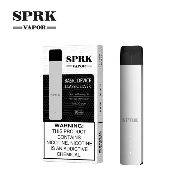 Classic Silver by SPRK V4 - Vape Monkey Dubai - UAE's Best Vape Shop