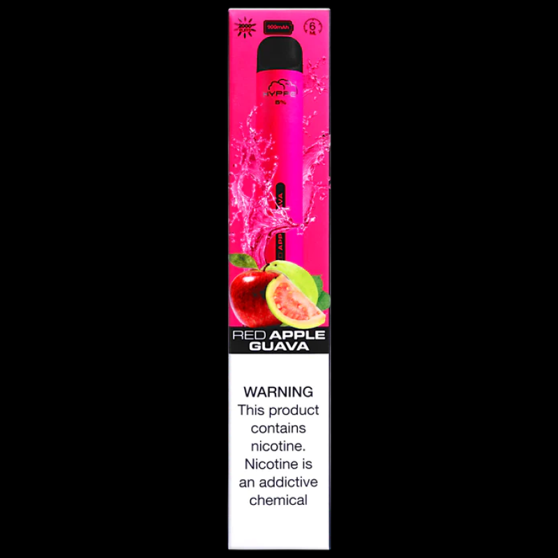 Red Apple Guava Hyppe Max Flow 2000 - Vape Monkey Dubai
